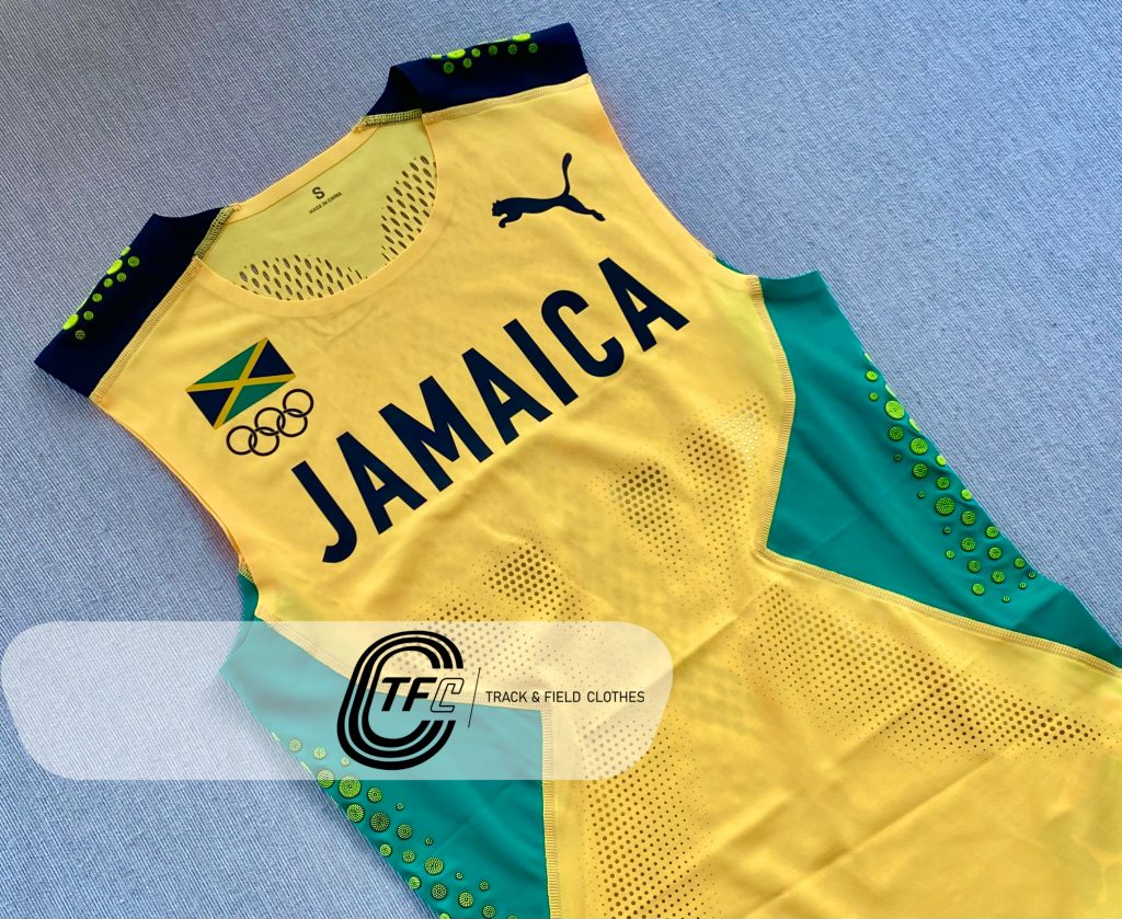 Puma 2021 Jamaica Olympic Team Pro Elite Muscle Singlet ...