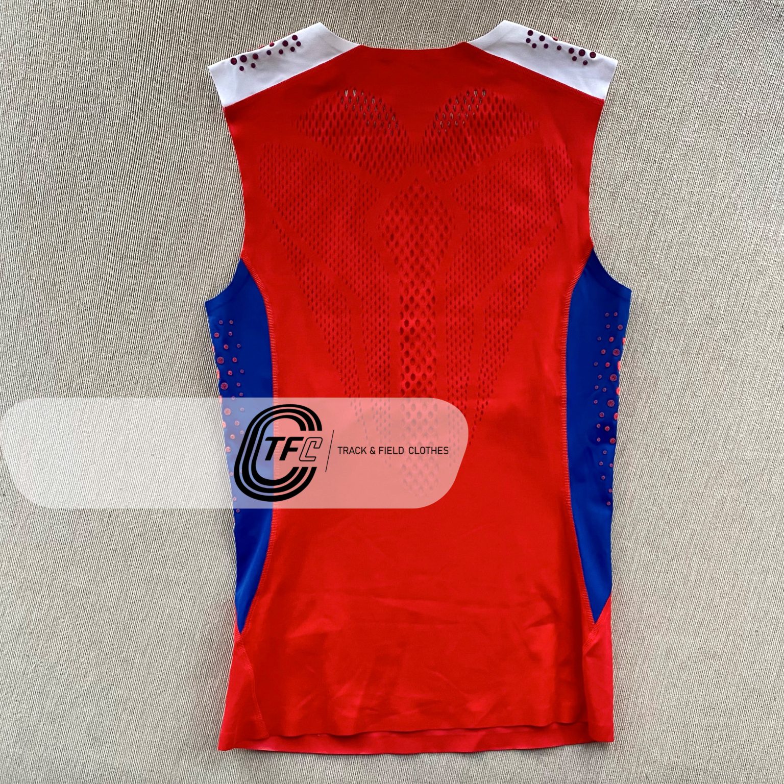 Puma 2021 Cuba Olympic Team Pro Elite Muscle Singlet | Trackandfieldclothes