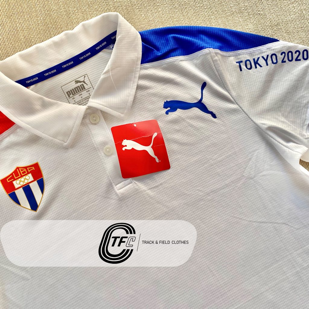 Puma 2021 Cuba Olympic Team Pro Elite W Polo Shirt | Trackandfieldclothes