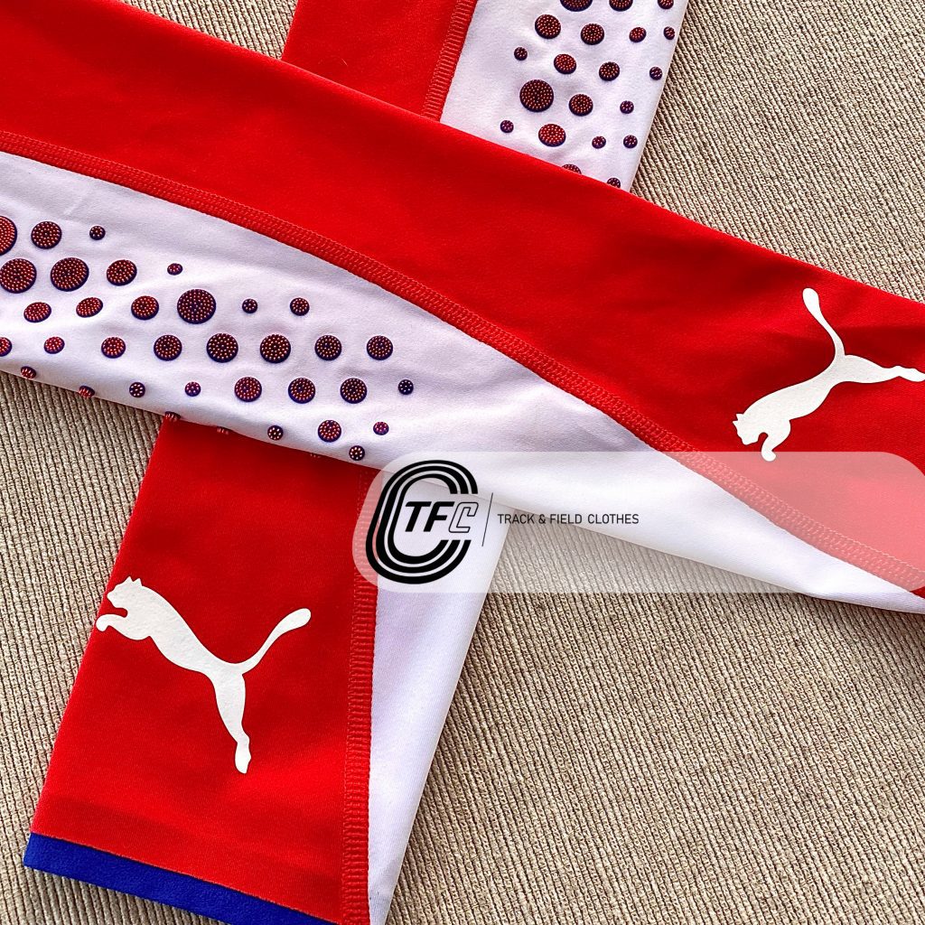 Puma 2021 Cuba Olympic Team Pro Elite Arm Sleeves | Trackandfieldclothes