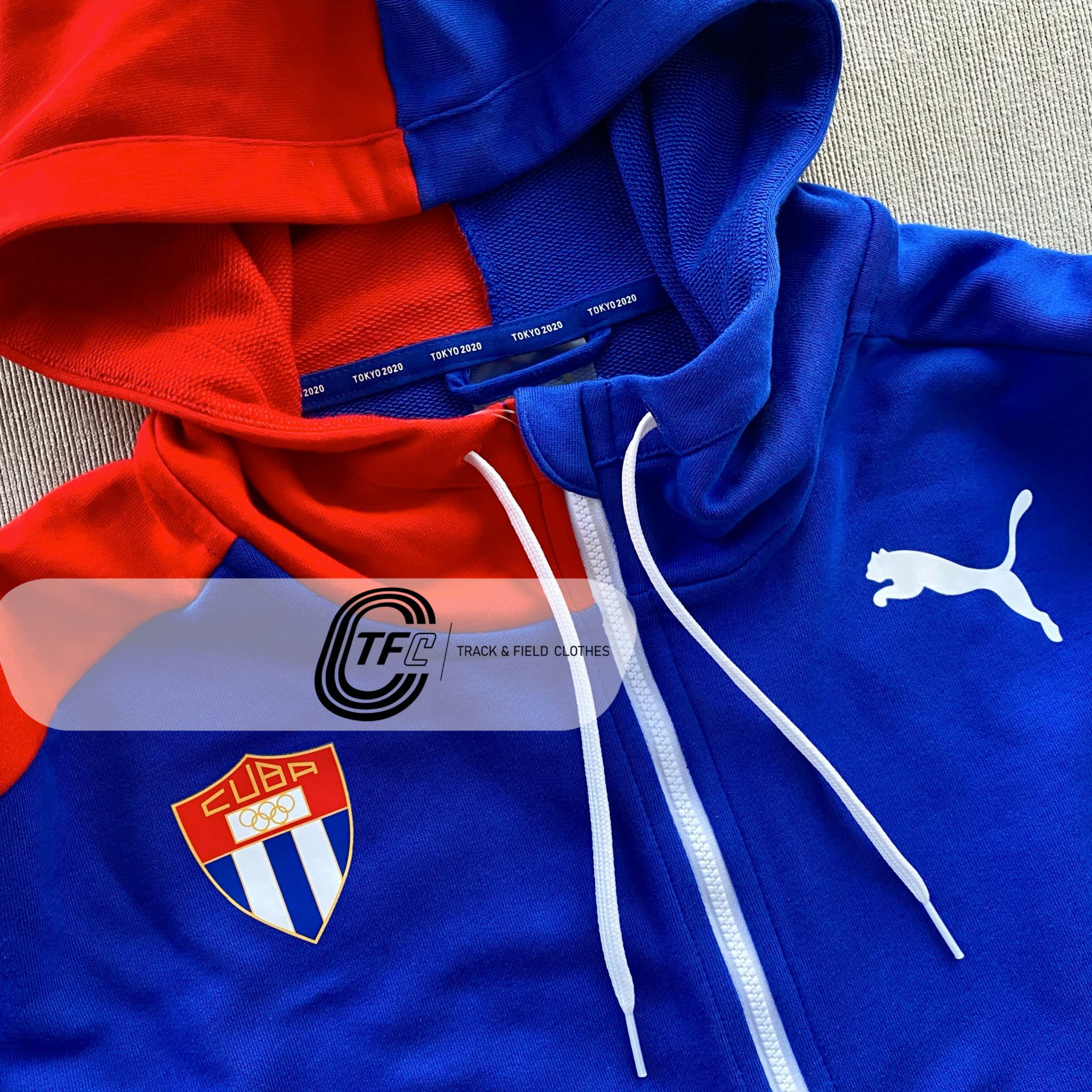 Puma 2021 Cuba Olympic Team Pro Elite Track Jacket | Trackandfieldclothes