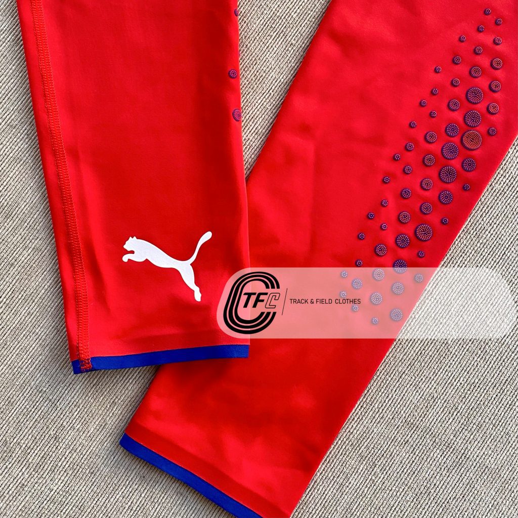 Puma 2021 Cuba Olympic Team Pro Elite Calf Warmers | Trackandfieldclothes