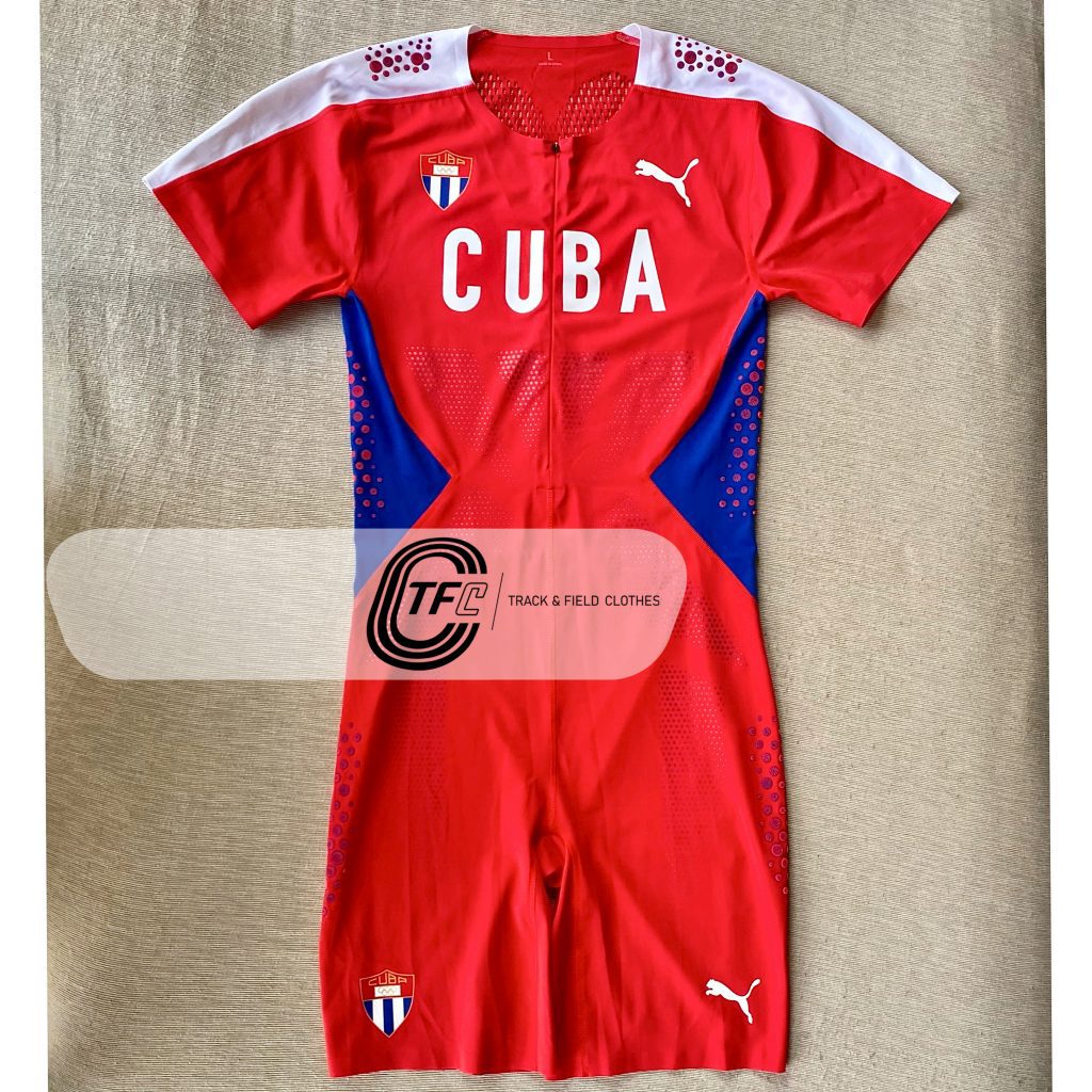 Puma 2021 Cuba Olympic Team Pro Elite Sleeves Speedsuit ...