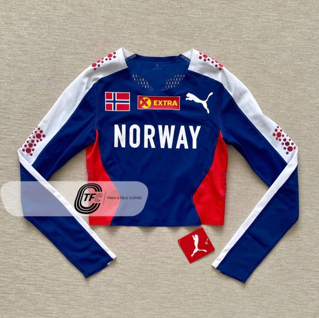 Puma 2022 Norway International Team Pro Elite W Sleeves Crop Top ...