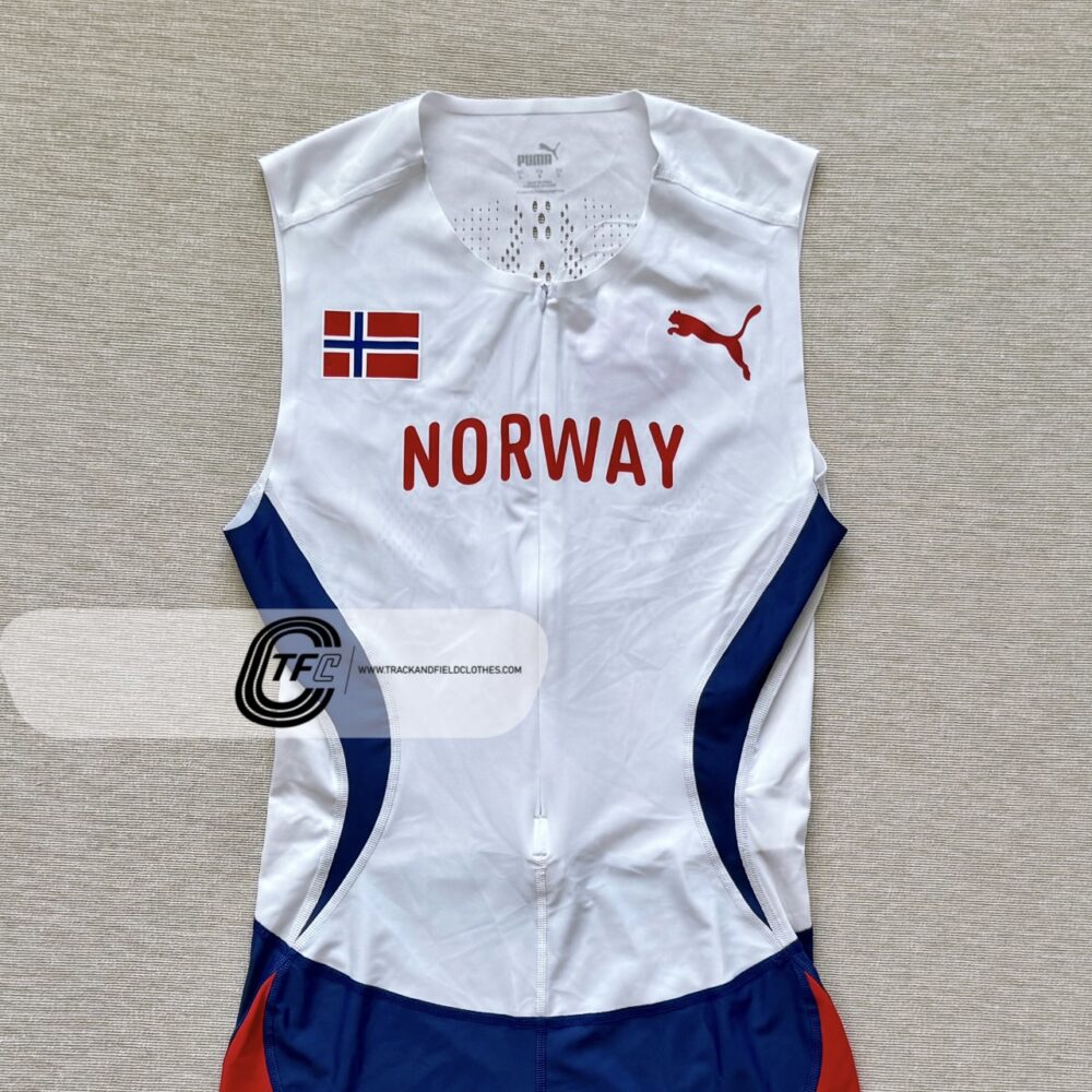 Puma 2024 Norway Olympic Team Pro Elite Speedsuit | Trackandfieldclothes