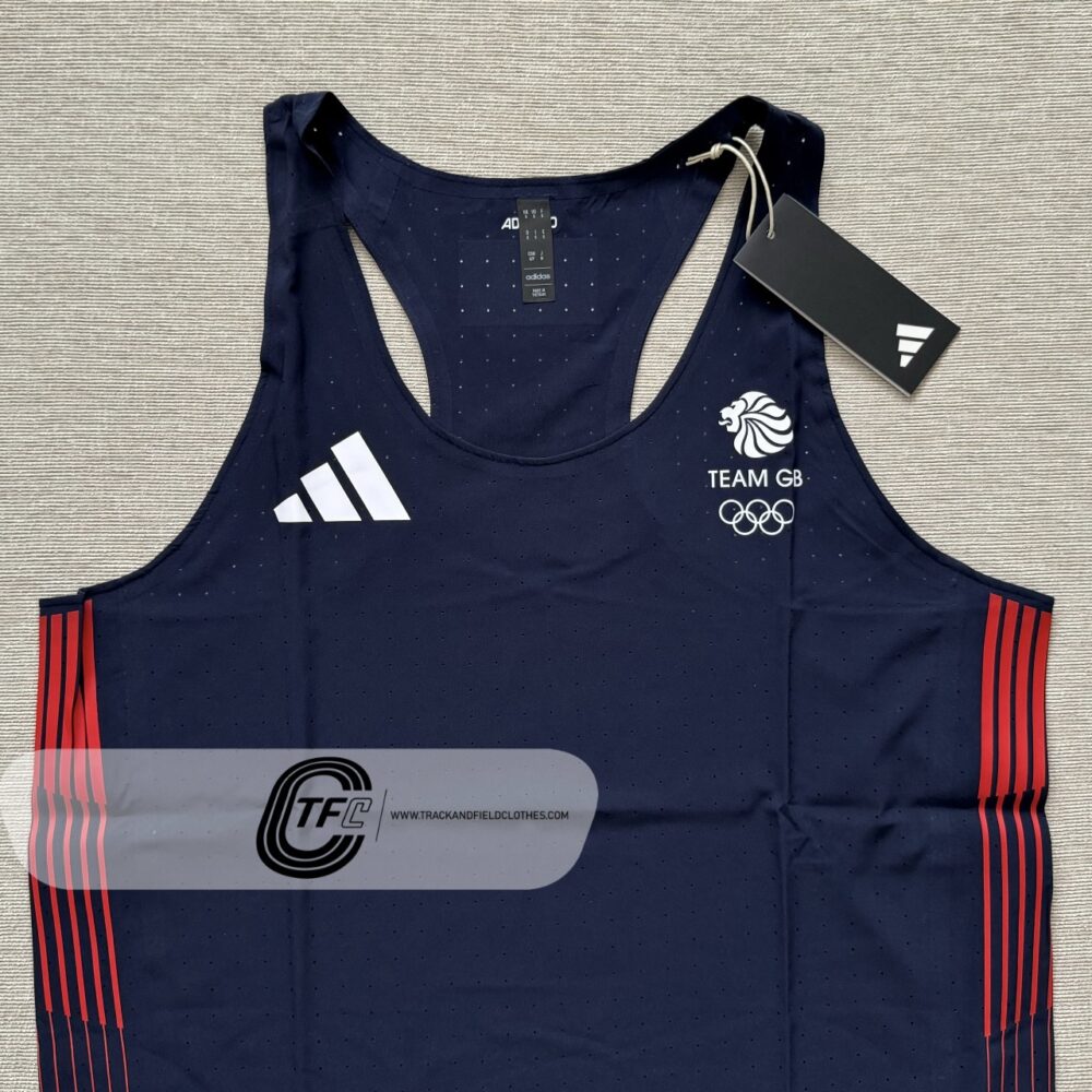 Adidas 2024 Great Britain Olympic Team Pro Elite Distance Singlet ...