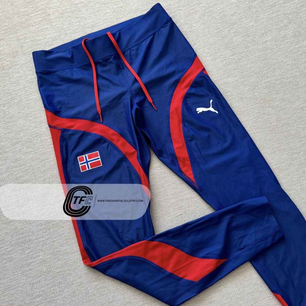 Puma 2024 Norway Olympic Team Pro Elite Long Tights | Trackandfieldclothes