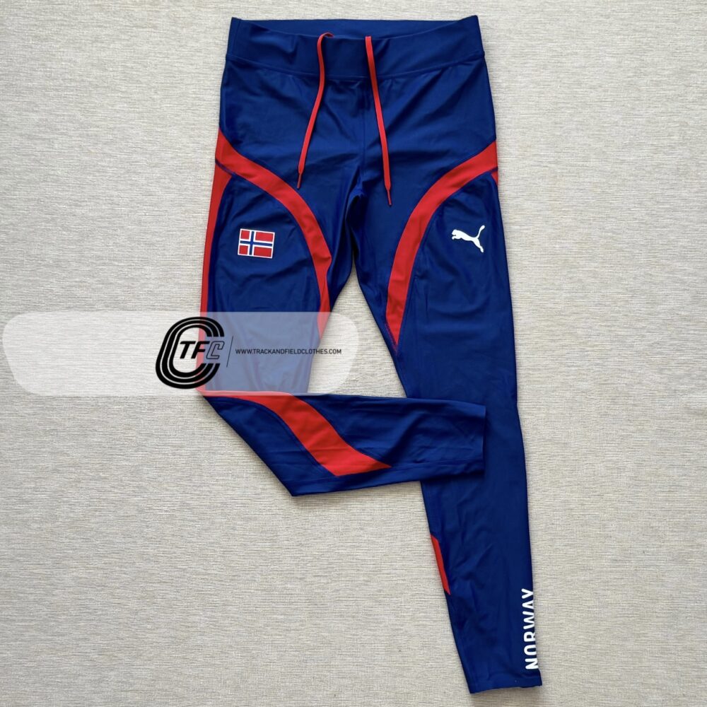 Puma 2024 Norway Olympic Team Pro Elite Long Tights | Trackandfieldclothes