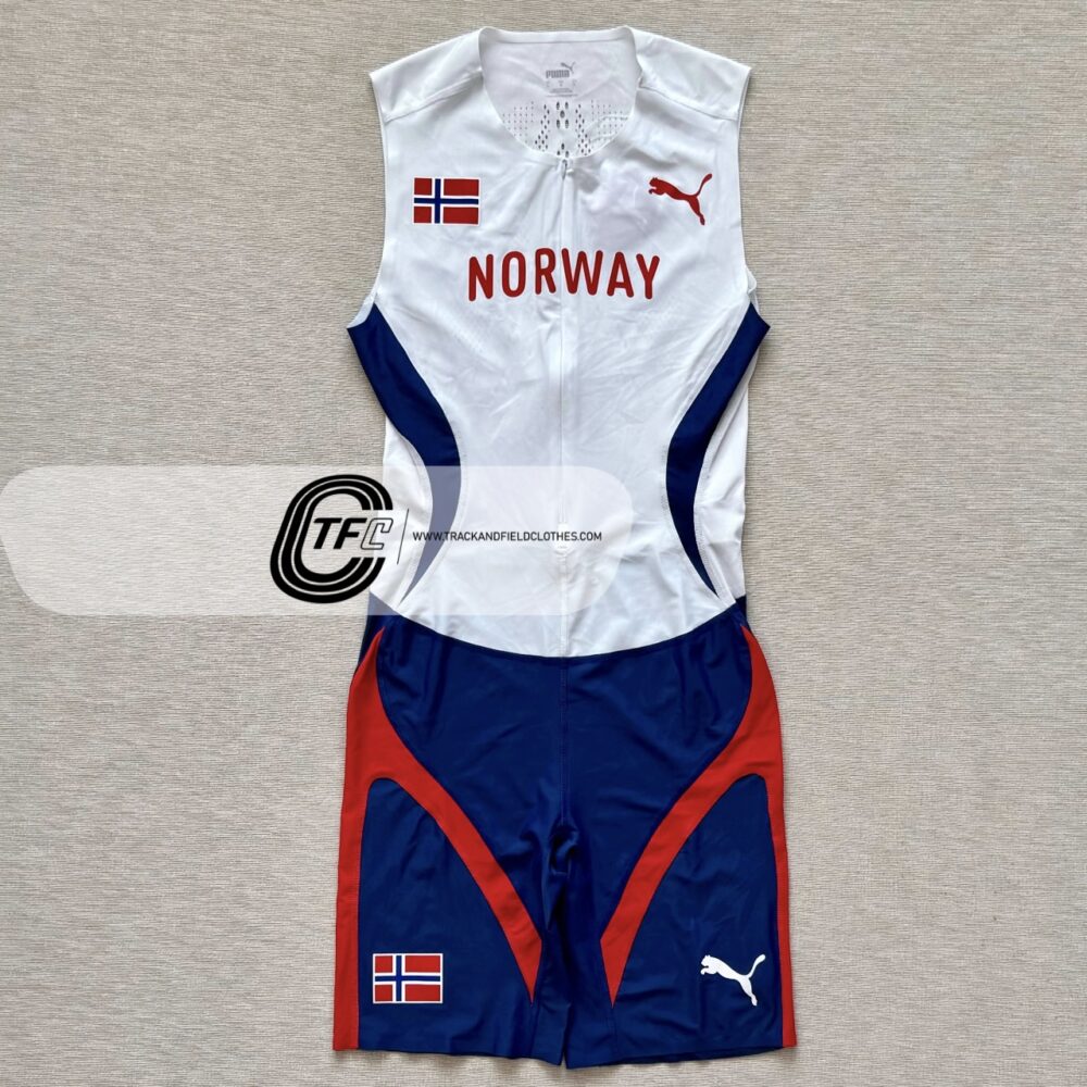 Puma 2024 Norway Olympic Team Pro Elite Speedsuit | Trackandfieldclothes
