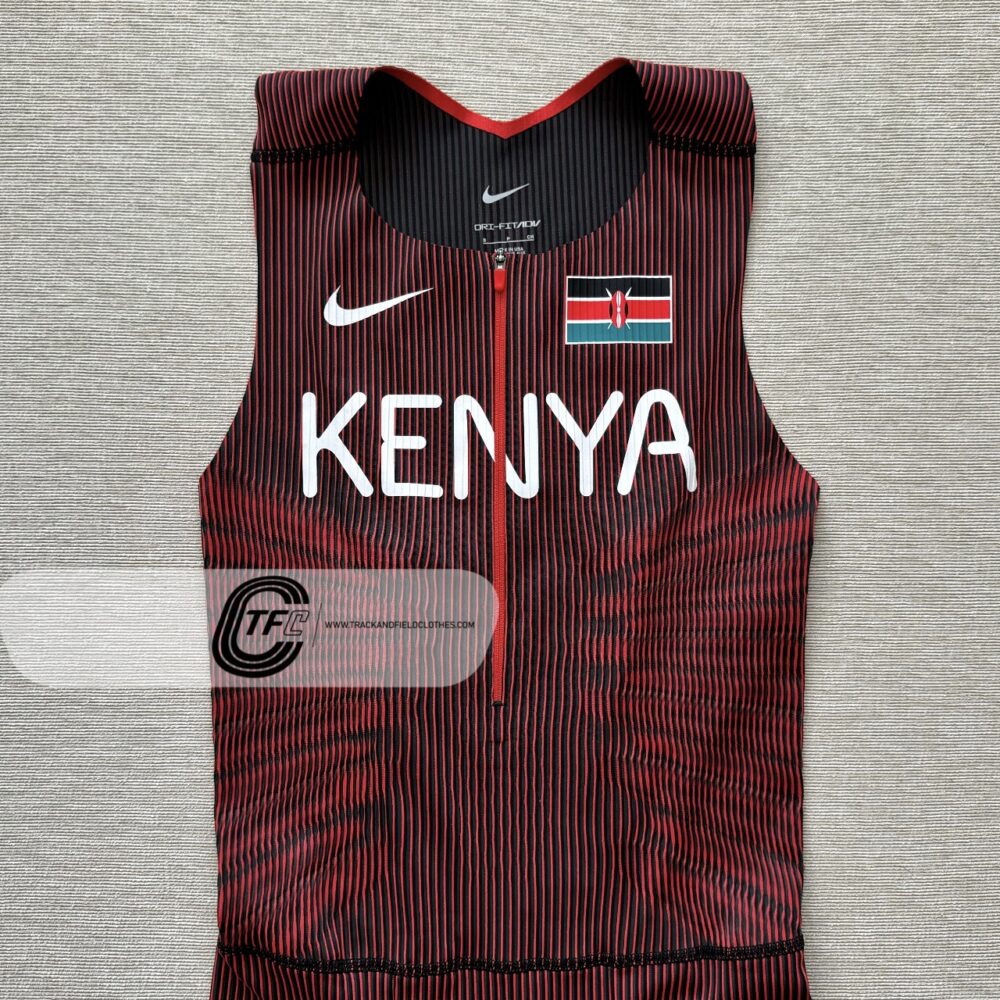 Nike 2024 Kenya Olympic Team Pro Elite Speedsuit - Heats Edition ...
