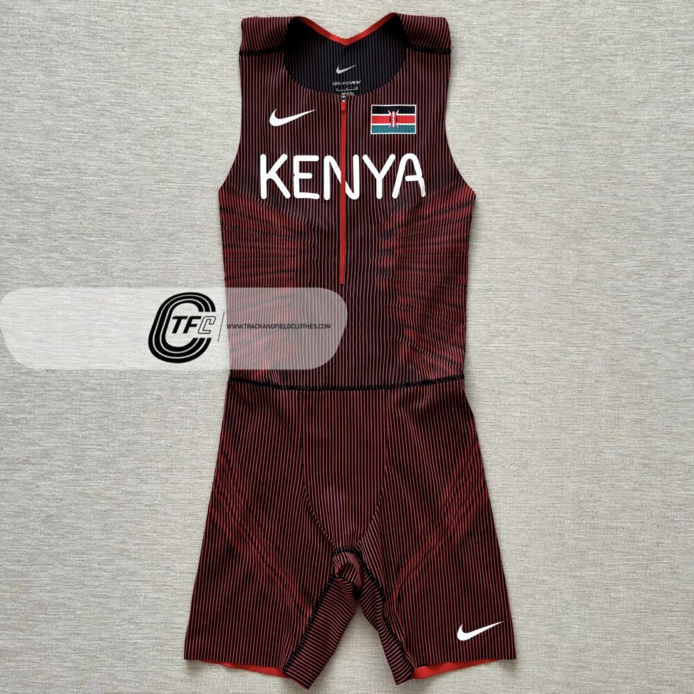 Nike 2024 Kenya Olympic Team Pro Elite Speedsuit - Heats Edition ...