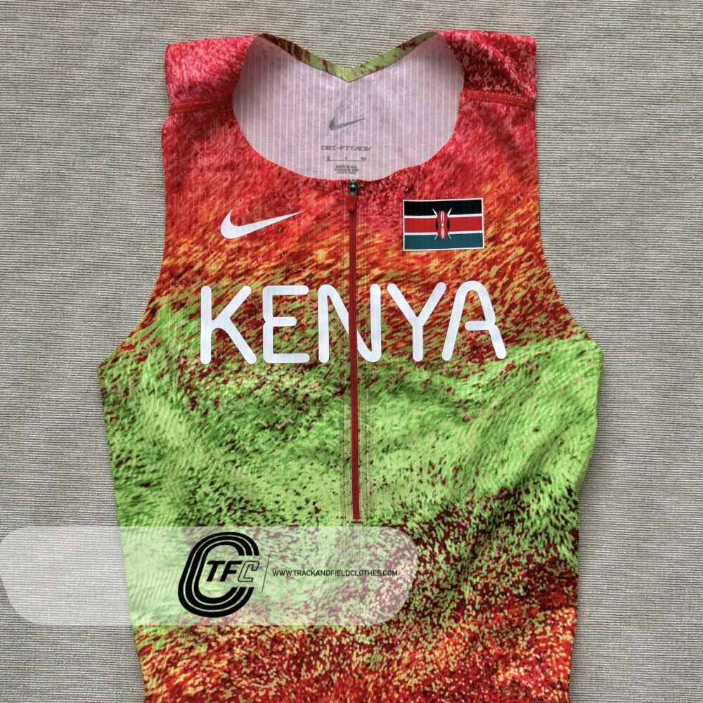 Nike 2024 Kenya Olympic Team Pro Elite Speedsuit - Finals Edition ...